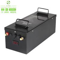 China CTS  lithium ion battery pack 12v 24v 48v 100ah 200ah 300ah for rv marine boat for sale