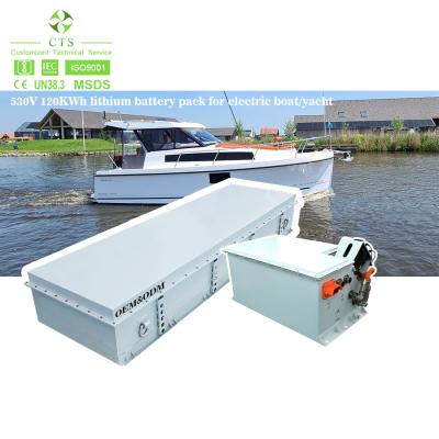 China CTS High Voltage Electric Boat Battery 530V 120kwh Lifepo4 Battery for sale