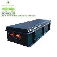 China Deep cycle OEM ODM 25kwh 96V lithium ion modular battery System with bms for marine 96V power motor for sale