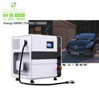 China Fast Portable Ev Charger With Battery 30kwh 120kwh Mobile Charging Station for sale