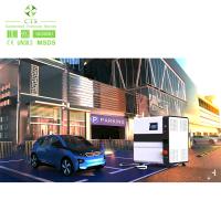 China Mobile EV Charging Station With Battery CCS1 CCS2 GBT Fast DC 30kw 60kw With Charging Gun for sale