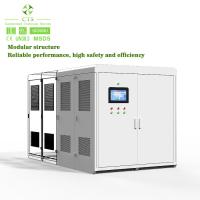 China CTS BESS 150kwh 300kwh Energy Storage Battery Container With 50KW 100kW DC Fast CCS2 EV Charger for sale