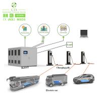 China CTS BESS 150kwh 300kwh Energy Storage Battery Container With 50KW 100kW DC Fast CCS2 EV Charger for sale