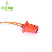 China CTS 2pin 3pin 125A 150A HV PA66 Electric Vehicle Battery Connectors Plug / Socket for sale