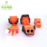 China 125A 150A HV PA66 2pin 3pin Electric Vehicle Battery Connectors Plug / Socket for sale