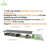 China Solar Powered EV Charging Station with LiFePO4 Battery 215-365KWh for sale