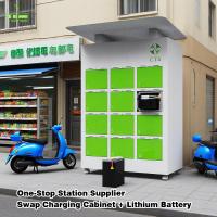China 8 Slots 12 Slots Electric Motorcycle Lithium Battery Swap Charging Stations Outdoor Fast Swapping Cabinet for sale