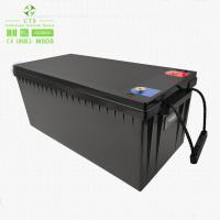 China 12V 100Ah LiFePO4 Lithium Battery 24V 300AH 200AH with Bluetooth for RV Marine Solar Home Energy Storage for sale