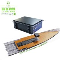 China CTS IP67 Waterproof Battery Pack 96V 300Ah Rechargeable LFP Battery 48V 100Ah 200Ah for Electric Boat Marine Yachts for sale