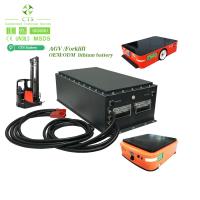 China CTS Custom Battery 24V 48V 100Ah 200Ah 300Ah 400Ah Lithium Lifepo4 Battery Pack for AGV Robot Lift Platform Elevator for sale