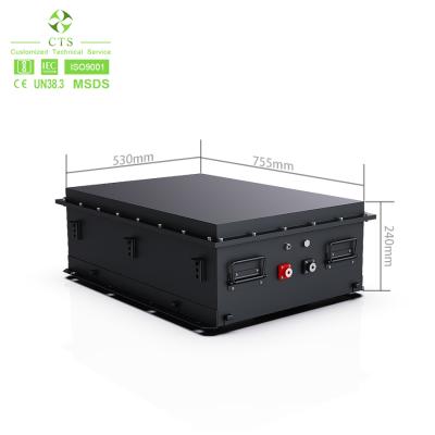 China CTS Battery 48V 72V 200Ah 100Ah Rechargeable Lithium Ion Lifepo4 Battery Pack for sale