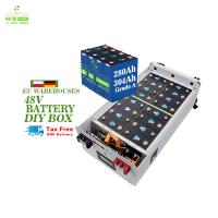 China 48V 51.2V 16S DIY Battery Kit with 200A BMS for 280Ah/304Ah Cells Empty Enclosure Heating Film LCD Display Included for sale
