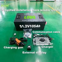 China Golf Cart 48V 51.2V 105AH Lithium ion Battery LIFEPO4 - Fits Club Car Ez Go Yamaha & Universal Golf Cart Models for sale