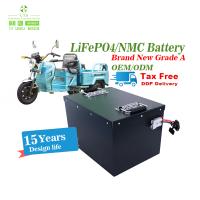 China 64V 72V 96V Electric Vehicle Lifepo4 battery 10kWh 20kWh 30kWh EV Tricycle Battery for sale