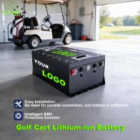 China CTS 48V 64V 72V 200Ah 105Ah Lithium Golf Cart Battery Smart BMS Bluetooth Fast Charging Durable IP65 Outdoor Use for sale