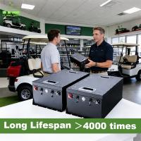 China CTS 48V 64V 72V 105Ah 50Ah Electric Golf Cart Battery Lightweight High Efficiency Durable Performance for sale