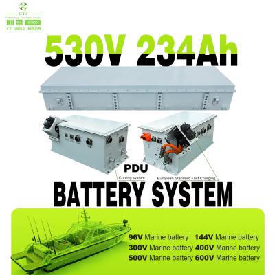 China CTS 530V 234Ah Electric Boat Lithium Battery System for Yacht & Sightseeing Vessels OEM/ODM for sale