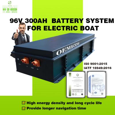 China CTS 96V 300Ah Marine LiFePO4 Battery Pack For Yacht & Catamaran OEM/ODM for sale