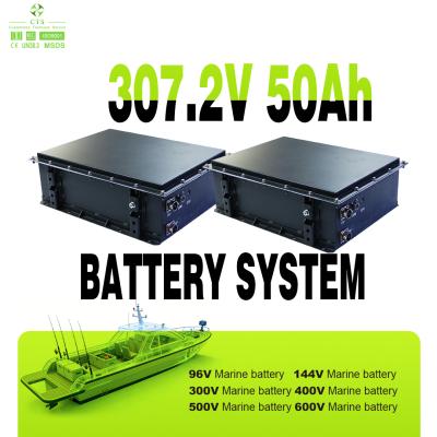 China CTS 307V-400V 50Ah-150Ah LiFePO4 Marine Battery with IP67 Waterproof for Electric Catamarans and Yachts for sale