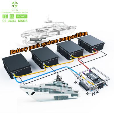 China CTS Customized 51.2V 314Ah 16.07 kWh Marine Lithium Battery Pack with 4000 Cycles for Electric Boats and Yachts for sale