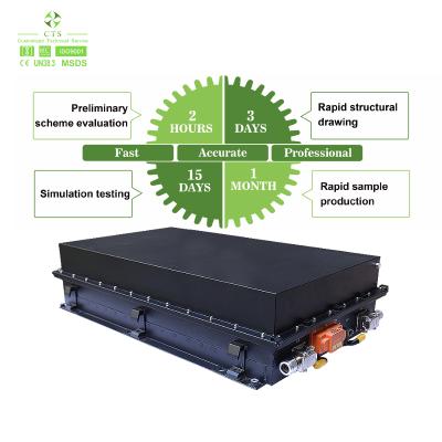 China 768V 100kWh High Voltage LiFePO4 Battery System with Grade A Cells for Electric Buses for sale