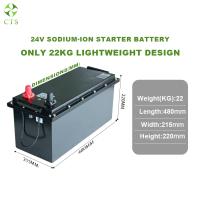 China Low Temperature Starter Battery Sodium-Ion 24V 12V 40Ah 54Ah for Heavy Truck EV for sale