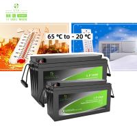 China CTS 12V 24V 100Ah 200Ah LiFePO4 Deep Cycle Battery Drop in Replacement with Smart BMS for Solar RV Marine Off Grid OEM for sale