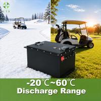 China Long Cycle 48V 60V 72V 105ah 150ah LiFePO4 Golf Cart Lithium Battery with Charger and Screen for sale