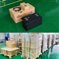 China Long Cycle 48V 60V 72V 105ah 150ah LiFePO4 Golf Cart Lithium Battery with Charger and Screen for sale