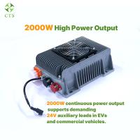 China IP67 2kW Air Cooled DC DC Converter with CAN Communication for Electric Vehicles for sale