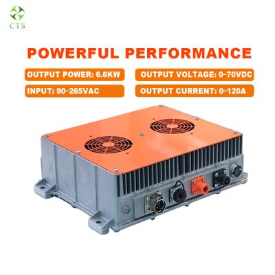 China 6.6kW On Board Charger IP67 Rated Air Cooled for Electric Vehicle Battery Charging with CAN Communication for Performance for sale