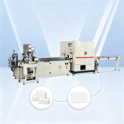 China 7kW Disposable Bath Towel Folding Machine Precision Control Towel Folding Machine High Productivity for sale