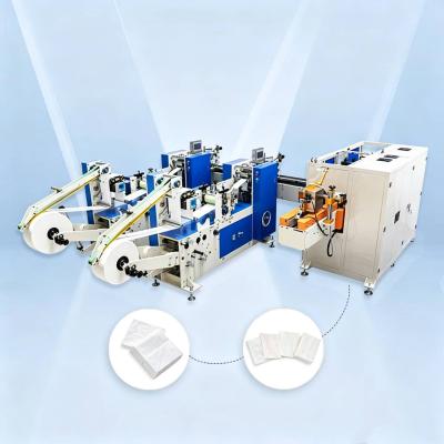 China Compact Facial Tissue Paper Packing Machine 30 Packs/Min - 180 Packs/Min Tissue Wrapping Machine for sale