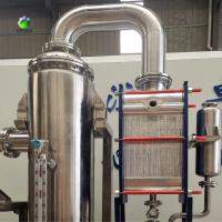 China Stainless Steel Rising Film Evaporator 200L/Hr~1000L/Hr Evaporation Capacity for sale