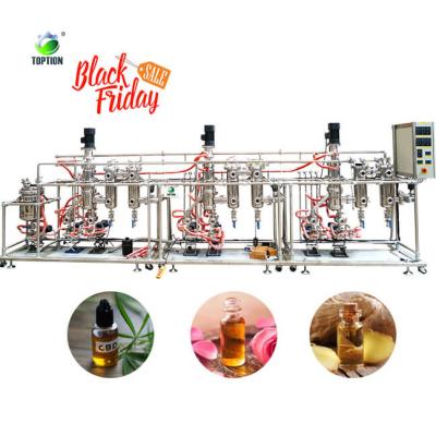 China 3 Stages Short Path Vacuum Distillation Equipment CE ISO Approved for sale