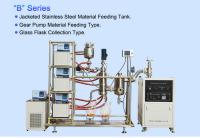 China Herb Pot Sative Oil Extraction Machine 0.06 M2 Wiped Film Molecular Distillation for sale