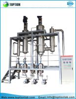 China 316L Stainless Steel Pope Wiped Film Evaporator Molecular Distillation Equipment for sale