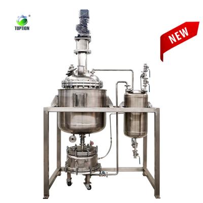 China Jacketed Stainless Steel Crystallization Reactor CBD Crystals 50 Liter Reaction Kettle for sale