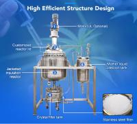China Jacketed Stainless Steel Crystallization Reactor CBD Crystals 50 Liter Reaction Kettle for sale