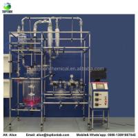 China Borosilicate Chemical Jacketed Glass Reactor Vessel 100L Explosion Proof for sale