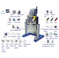 China Laboratory Glass Reactor With Vacuum Emulsifier CE & ISO Glass Lab Reactor Cost for sale
