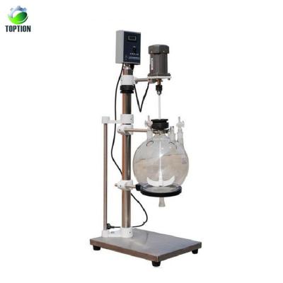 China Toption 20l GG17 High Boron Silicon Glass Gas Liquid Separator Vapour Liquid Separator for sale