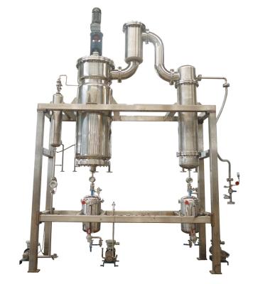 China 50~200L Wiped Film Evaporator Solvent Recovery Thin Film Evaporator for sale