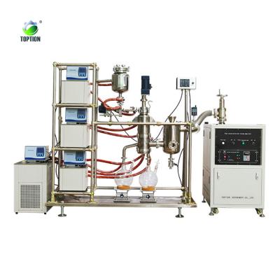 China Wiped Film Molecular Distillation Cbd Vacuum Distillation Column System for sale