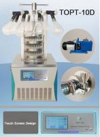 China Mini Benchtop Vacuum Freeze Dryer Food Dehydration Machine TOPT-10D for sale