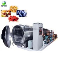 China Fruit Vegetable Food Vacuum Freeze Dryer Touch Screen PLC Freeze Vacuum Dryer for sale