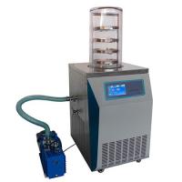 China Laboratory Vacuum Freeze Dry Chamber LCD Display Food Vacuum Freeze Dryer for sale