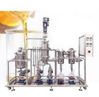 China Lab Scale Molecular Distillation Unit Hemp Oil Wiped Film Molecular Still for sale