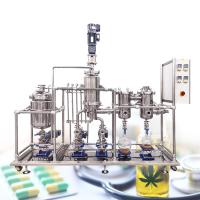 China Oil Distiller Short Path Molecular Distillation Equipment Fully Jacketed Design for sale