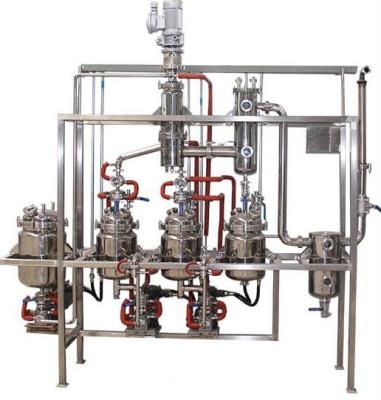 China Short Path Wiped Film Evaporator Distillation With Evaporation Area 0.2m2 for sale